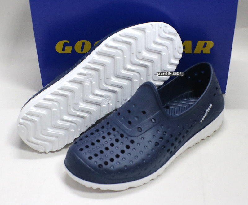 固特異GOOD YEAR 男生休閒洞洞鞋/ 運動涼鞋 / 休閒便鞋 (深藍色93707) | 露天拍賣